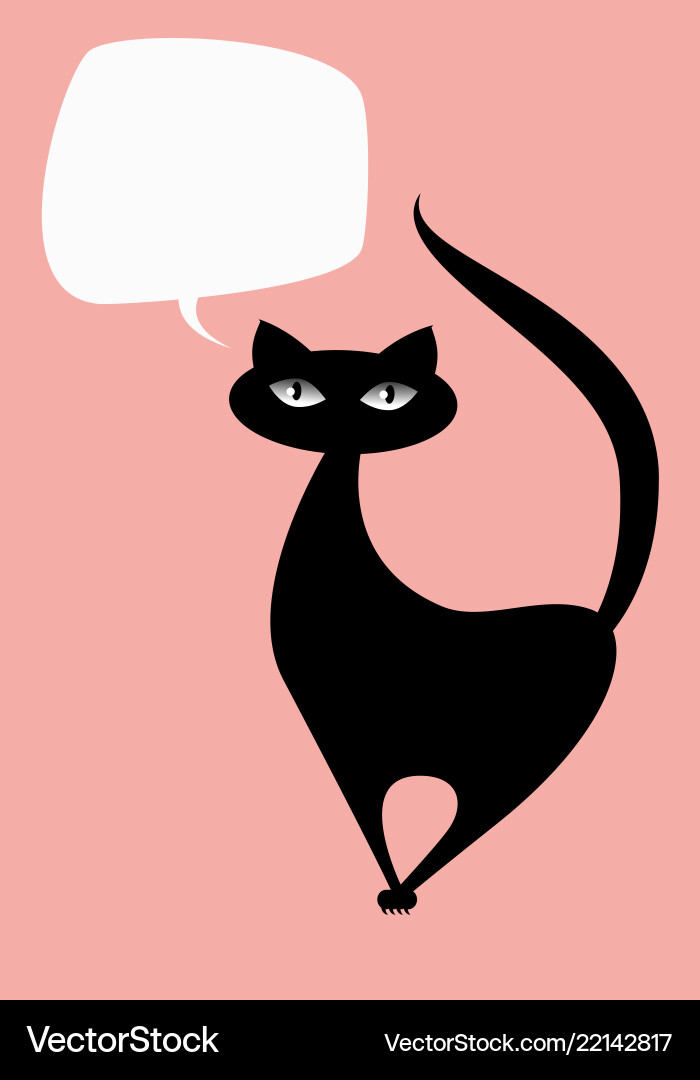 Cat cartoon style-06 Royalty Free Vector Image