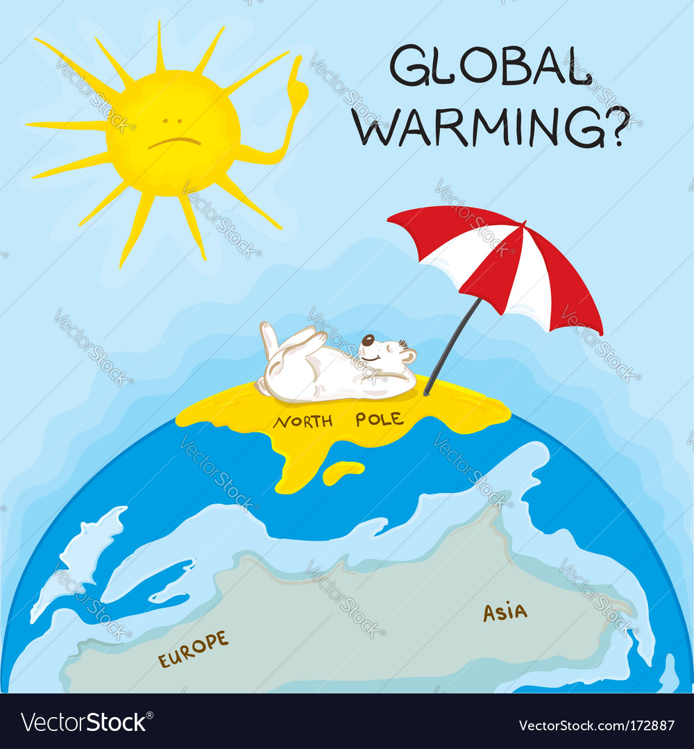 Global warming Royalty Free Vector Image - VectorStock