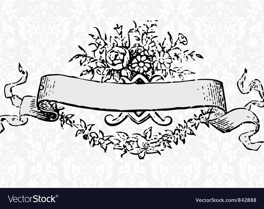 Victorian scroll Royalty Free Vector Image - VectorStock