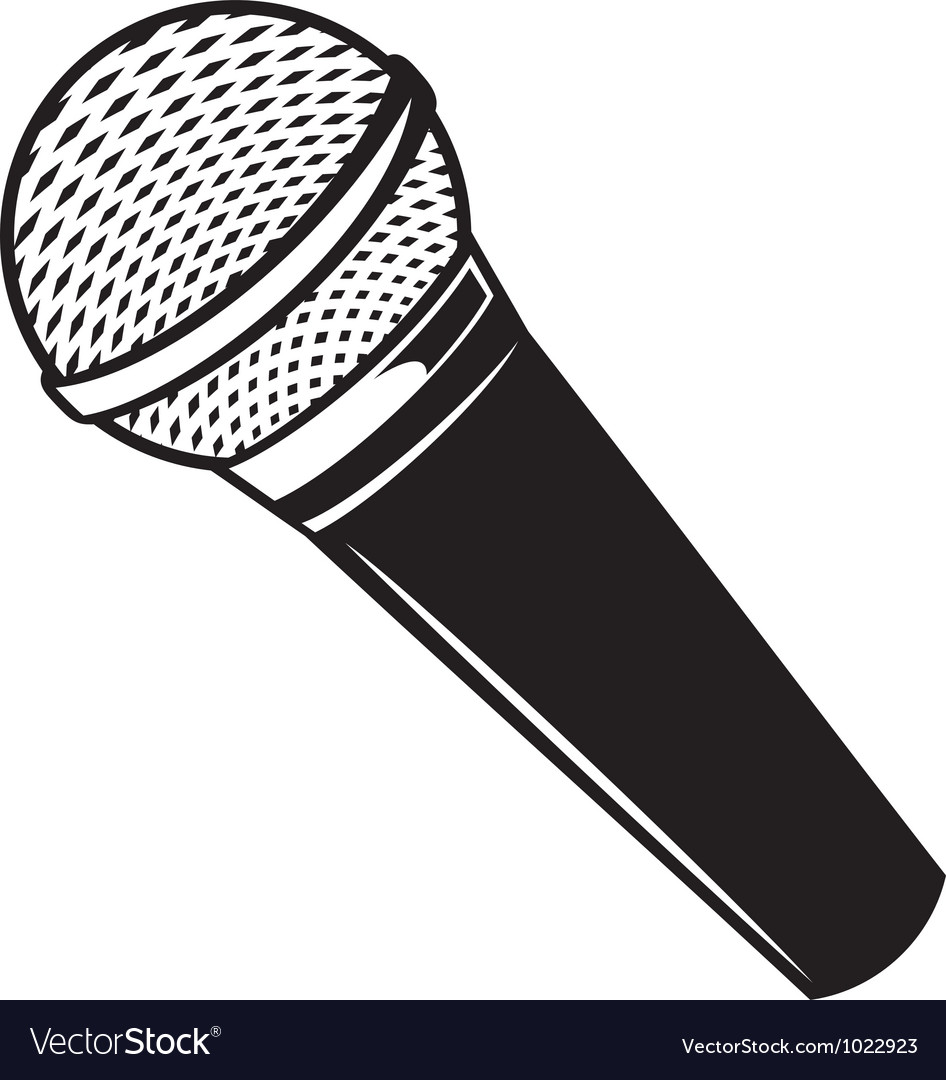 Classic Microphone Royalty Free Vector Image Vectorstock