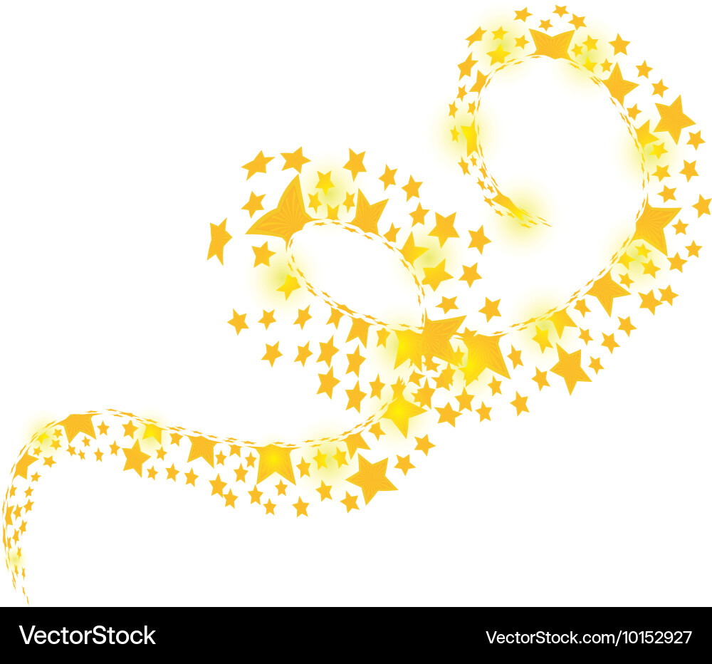 Stars gold magic surprise icon graphic Royalty Free Vector