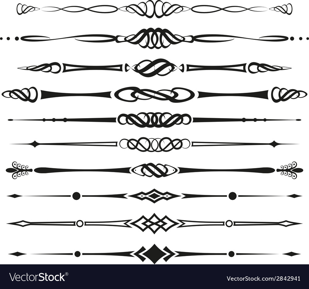 Separator Royalty Free Vector Image - VectorStock