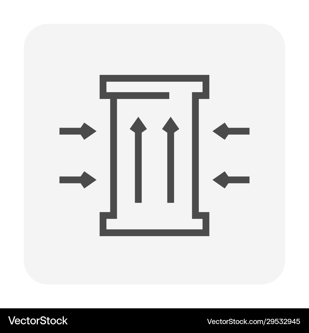 Water filtration icon Royalty Free Vector Image