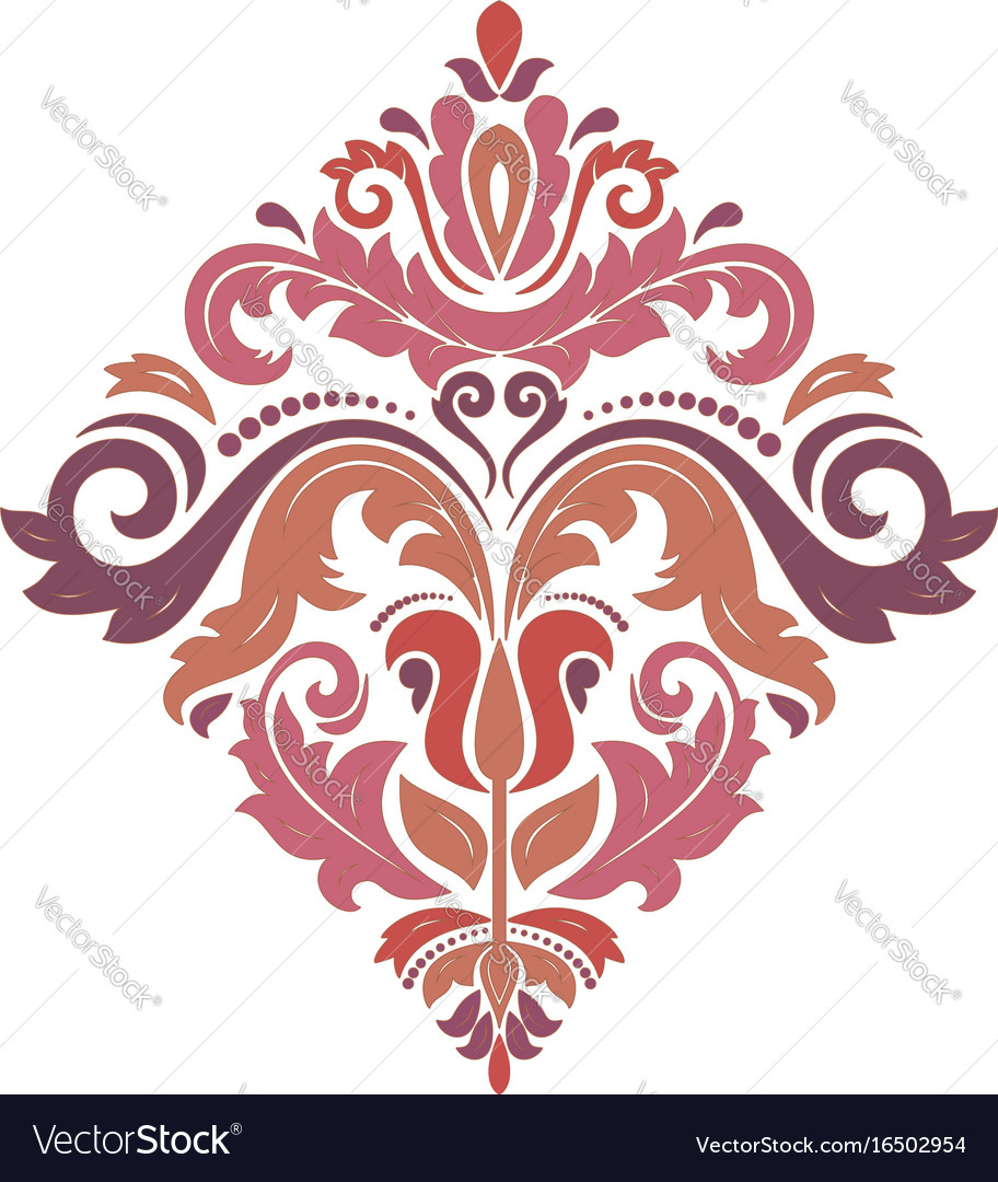 Oriental abstract pattern Royalty Free Vector Image