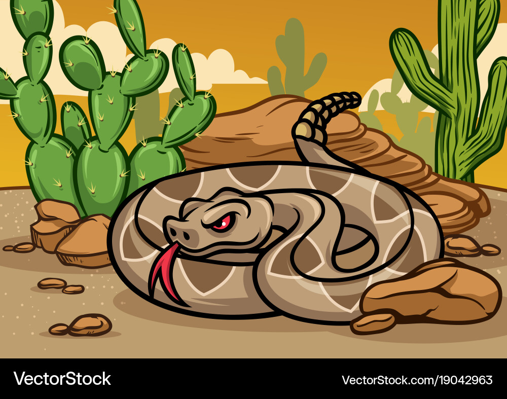 Baby Rattlesnake Cartoon at Claude Martinez blog