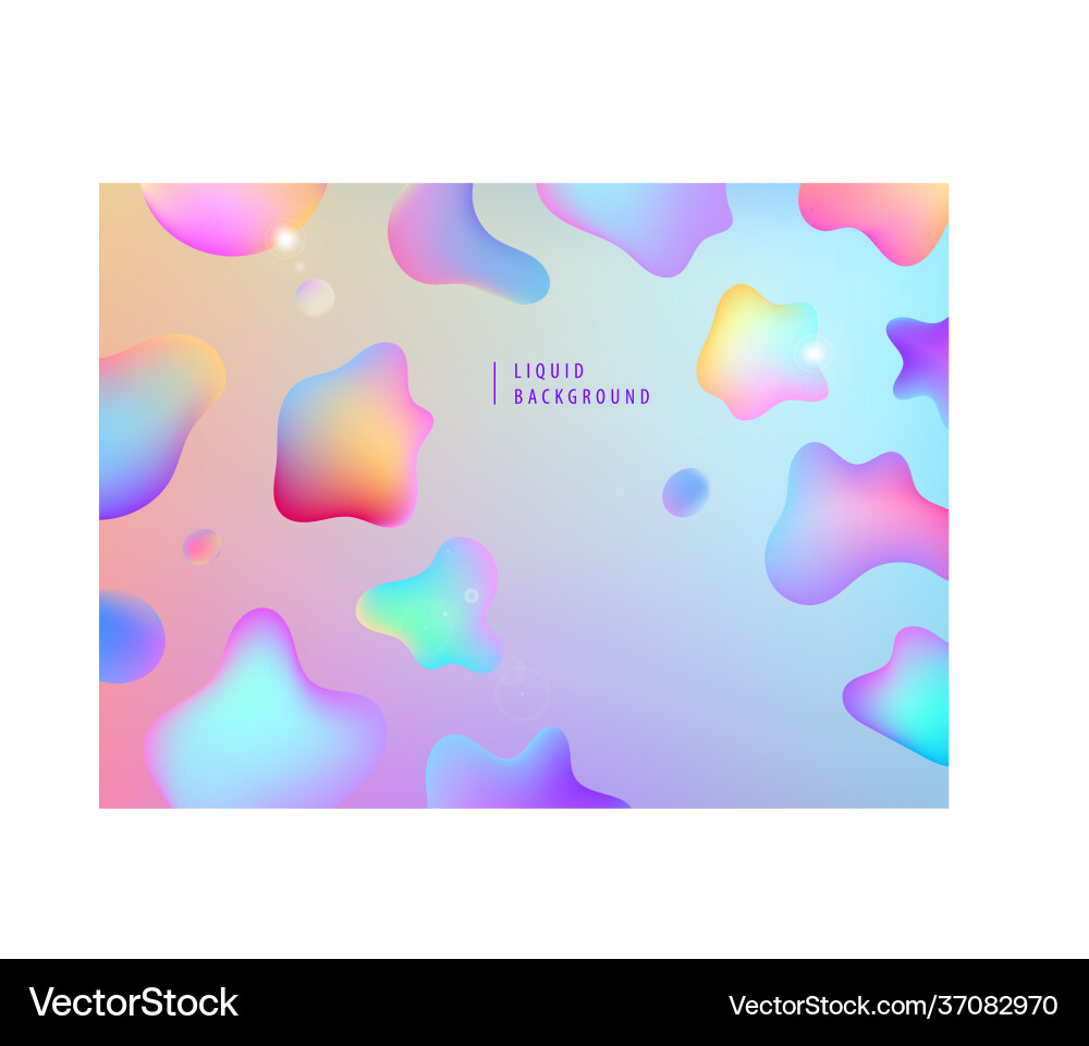 Abstract liquid flow background fluid Royalty Free Vector