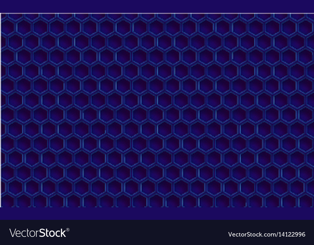 Hexagonal grid cell Royalty Free Vector Image - VectorStock
