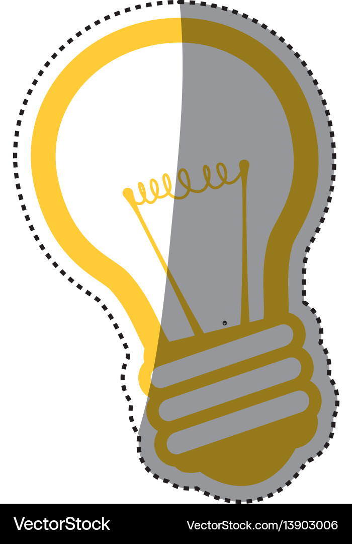 Bulb electric energy Royalty Free Vector Image