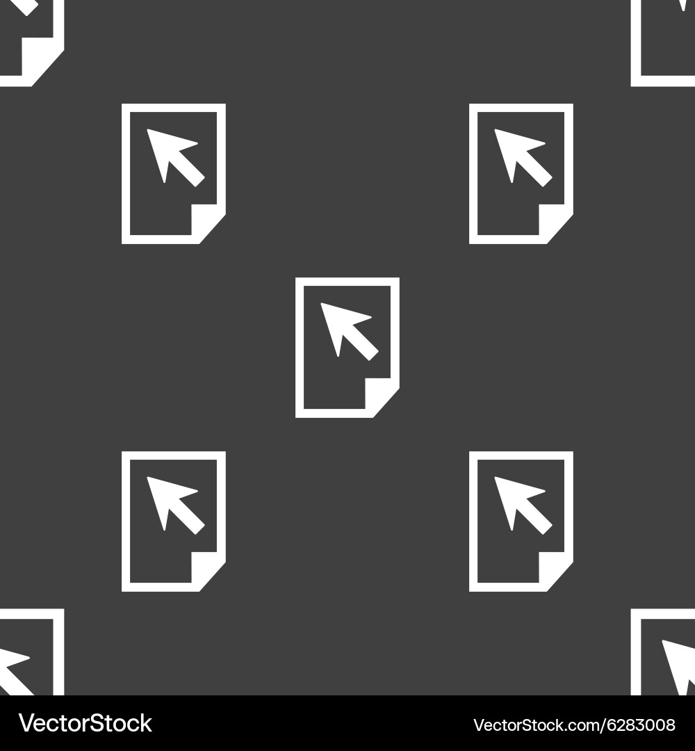 Text file sign icon file document symbol seamless Vector Image