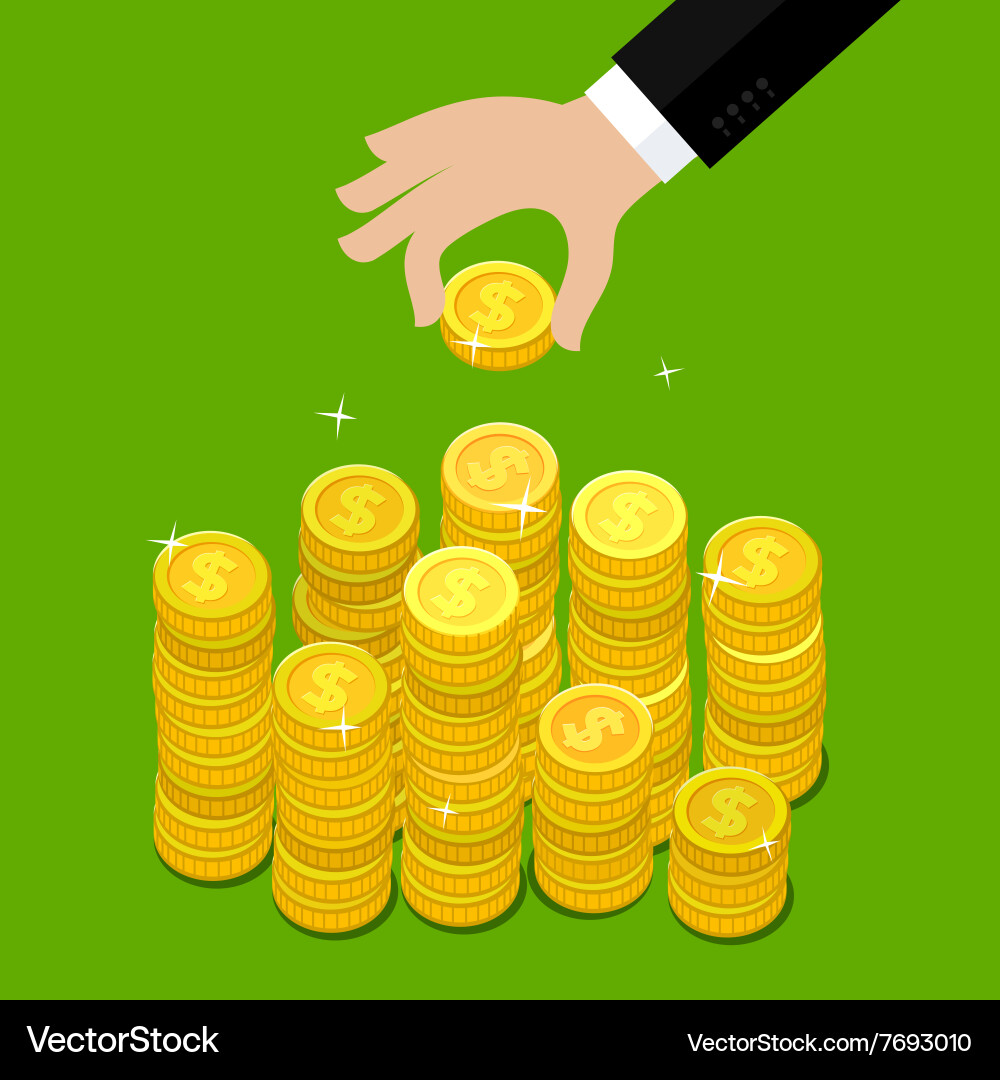Concept of wealth Royalty Free Vector Image - VectorStock