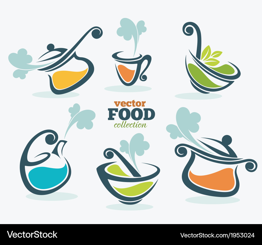 Fresh food Royalty Free Vector Image - VectorStock