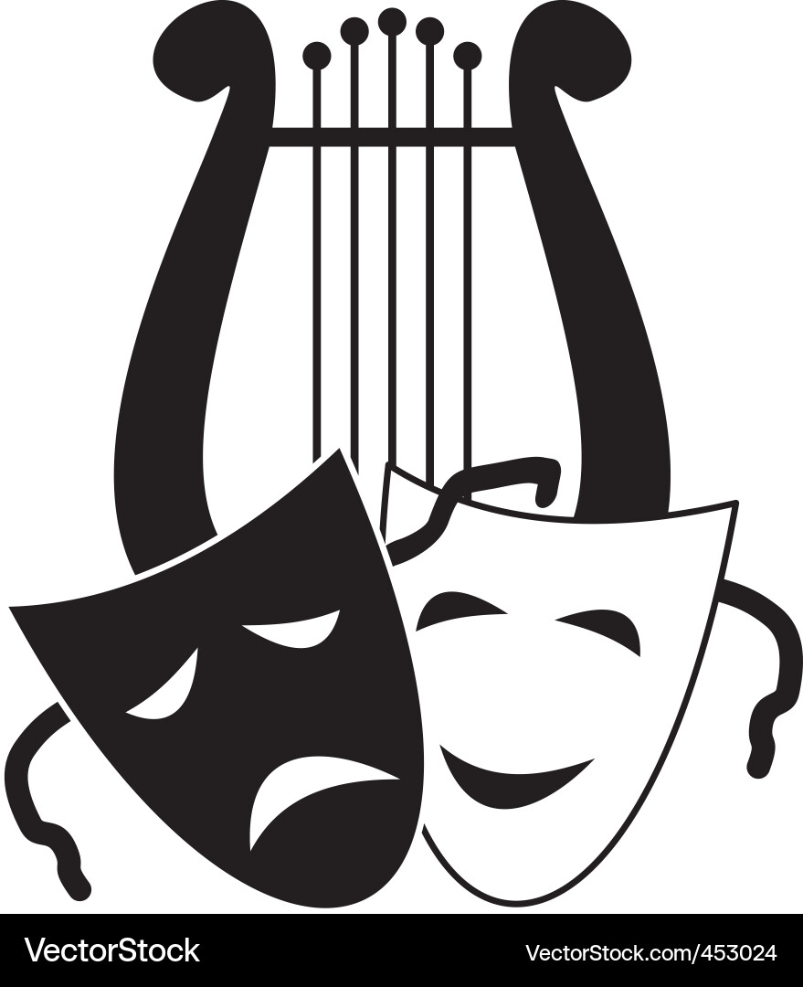 Theater symbols Royalty Free Vector Image - VectorStock