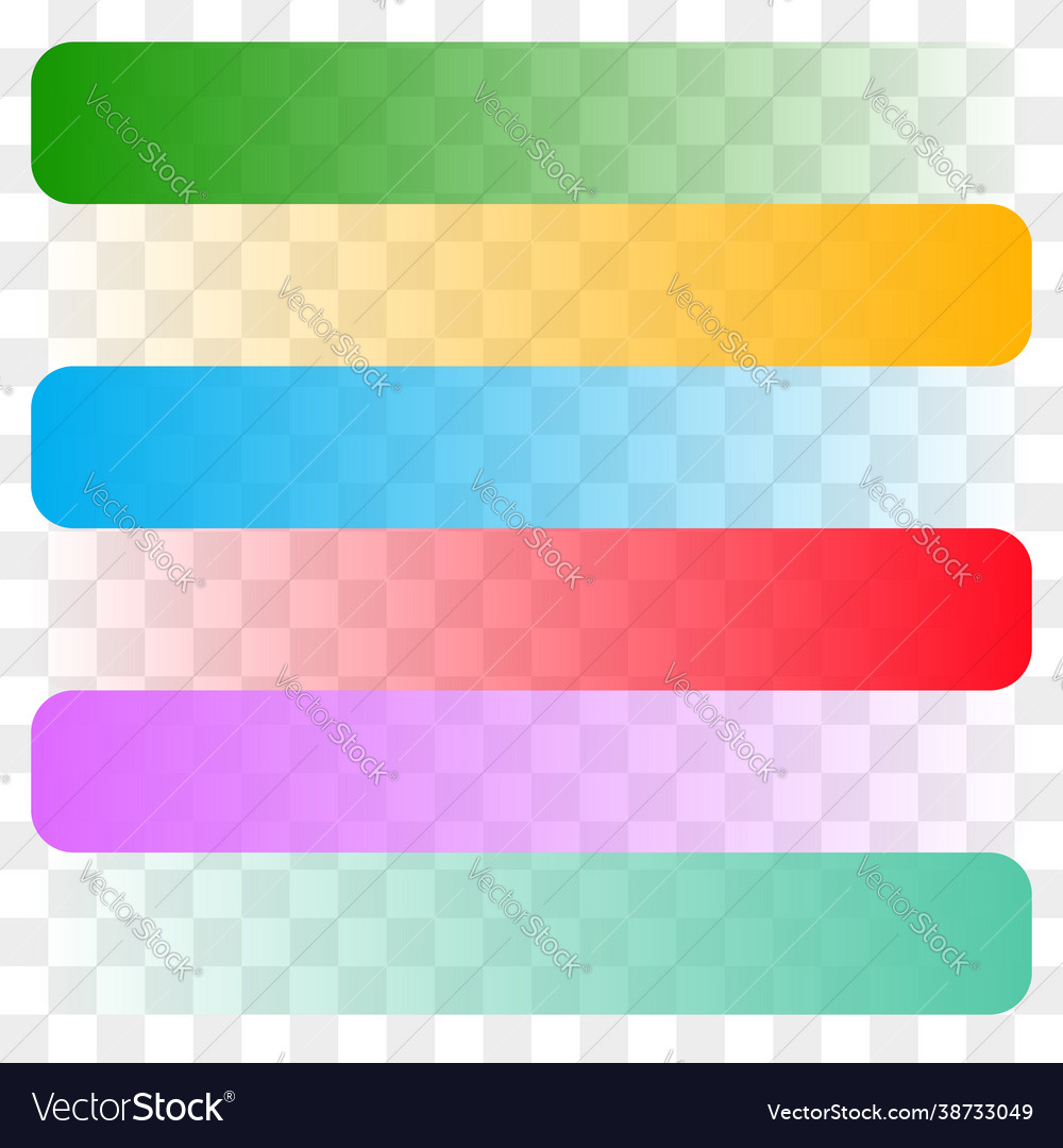 Alternating bars rectangles simple infographic Vector Image