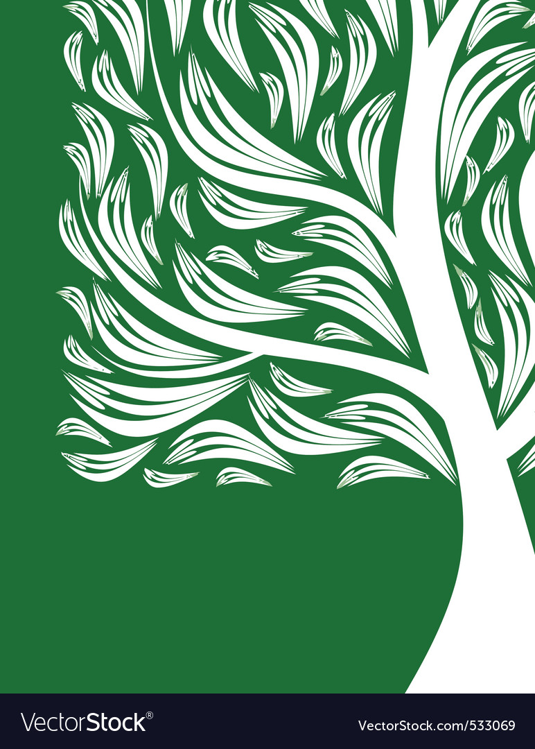 Art tree Royalty Free Vector Image - VectorStock