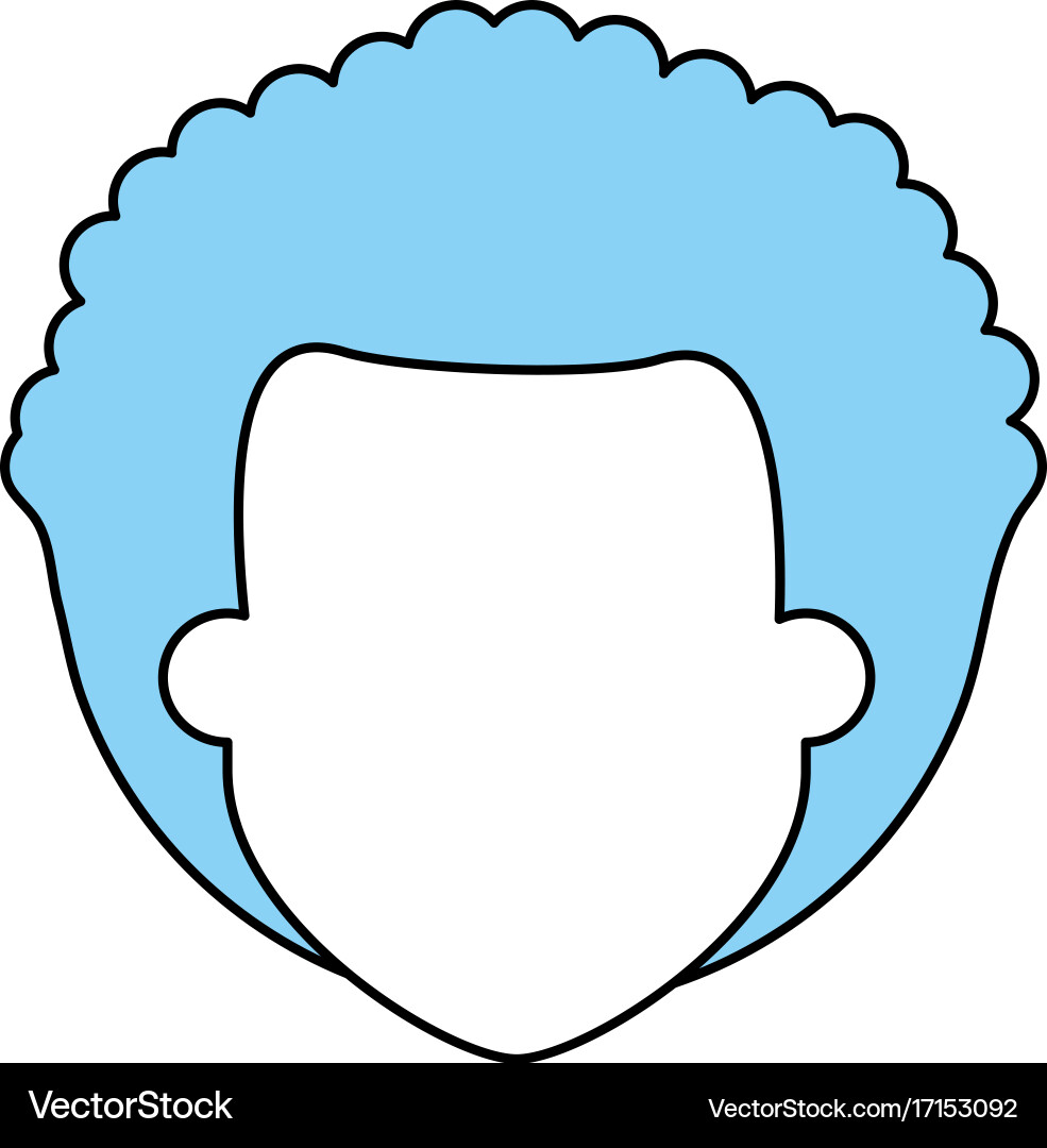 Isolated boy head design Royalty Free Vector Image