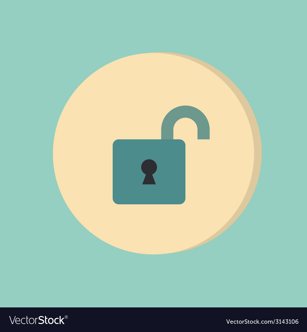 Padlock Royalty Free Vector Image - VectorStock