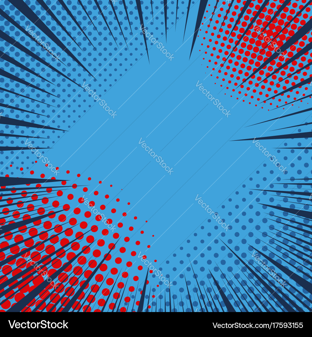 Comic book background Royalty Free Vector Image