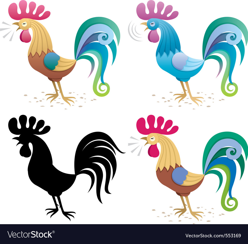 Rooster Royalty Free Vector Image - VectorStock