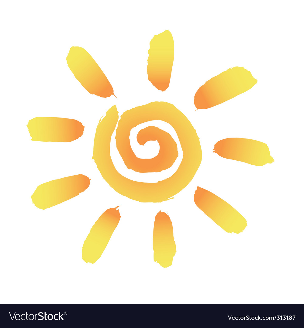 Sun icon Royalty Free Vector Image - VectorStock