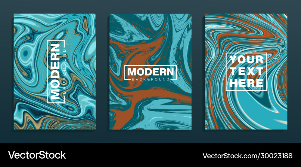 Sets modern backgroundstexture with mixed Vector Image