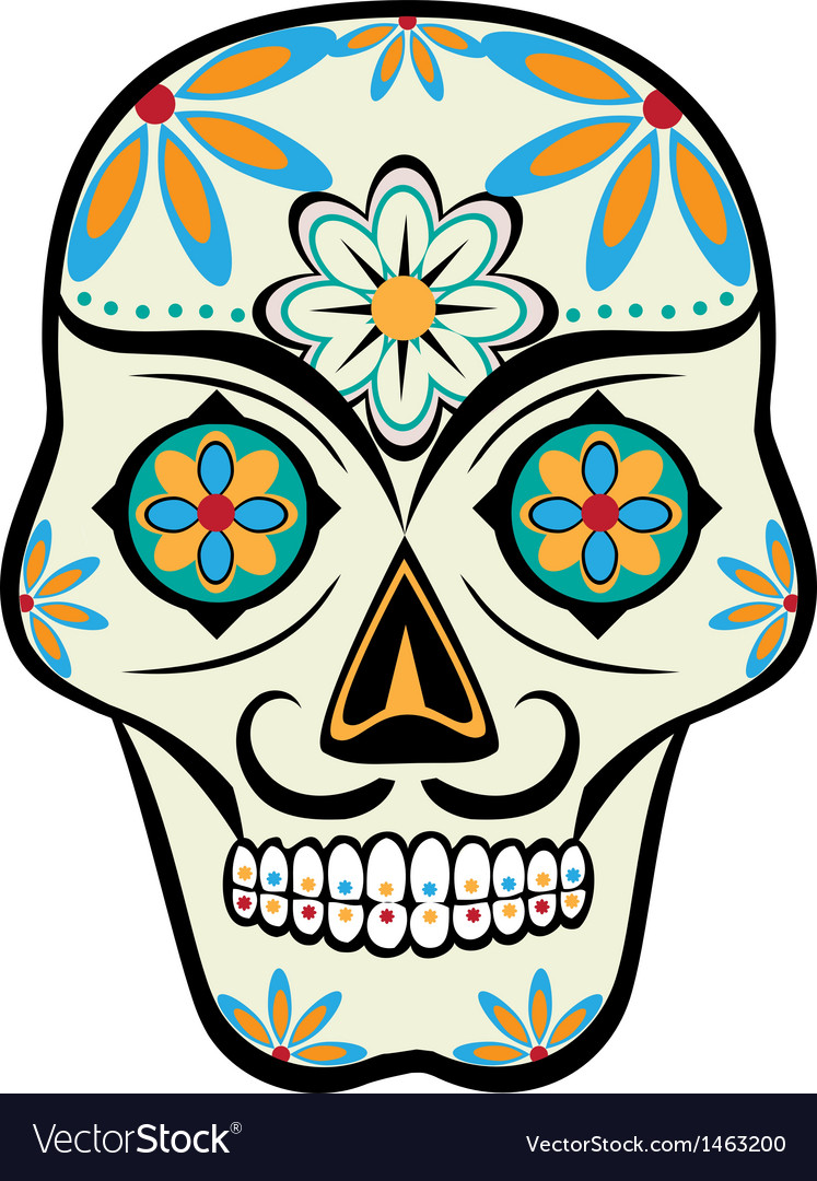 Calavera Royalty Free Vector Image - VectorStock