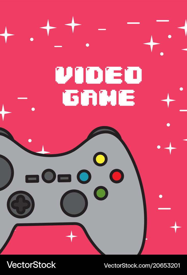 Video game classic Royalty Free Vector Image - VectorStock