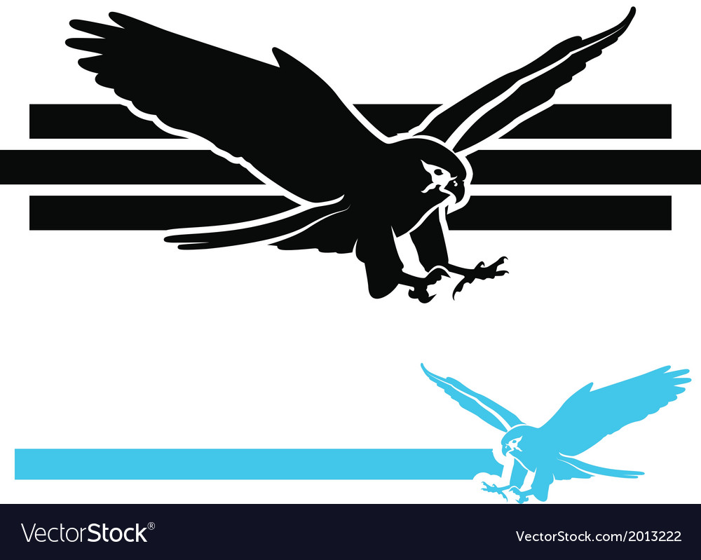 Falcon Royalty Free Vector Image - VectorStock