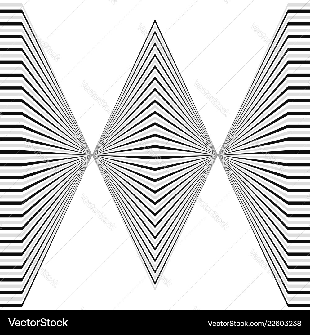 Peaky pointed shapes abstract seamless pattern Vector Image