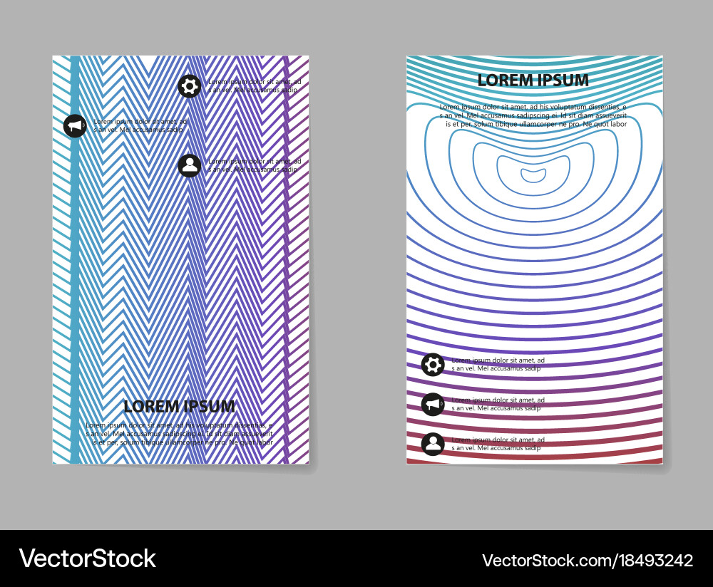 business tri fold brochure design blue corporate - Stock Image - Everypixel