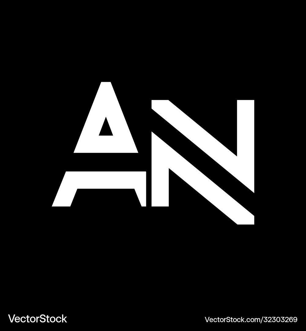 An logo design business typography template Vector Image