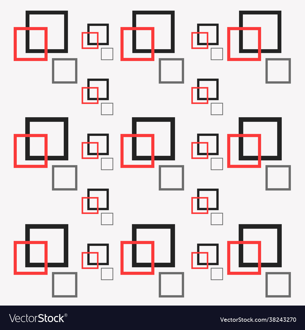Seamless pattern square for textile printing Vector Image