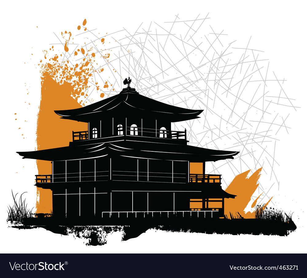 Pagoda Royalty Free Vector Image - VectorStock