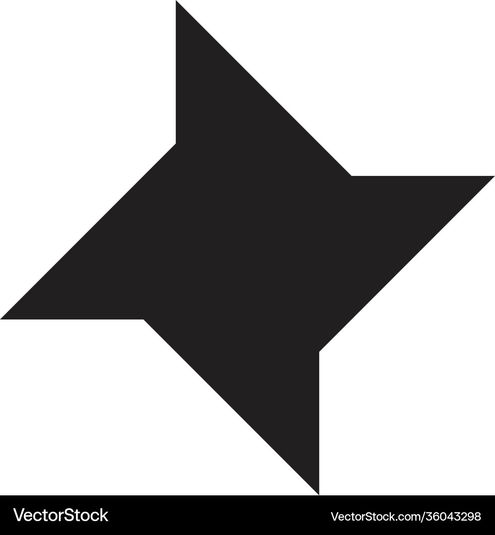 Abstract geometric dynamic shape sport logo Vector Image