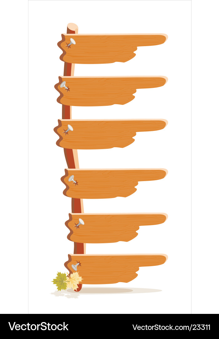 Cartoon index Royalty Free Vector Image - VectorStock