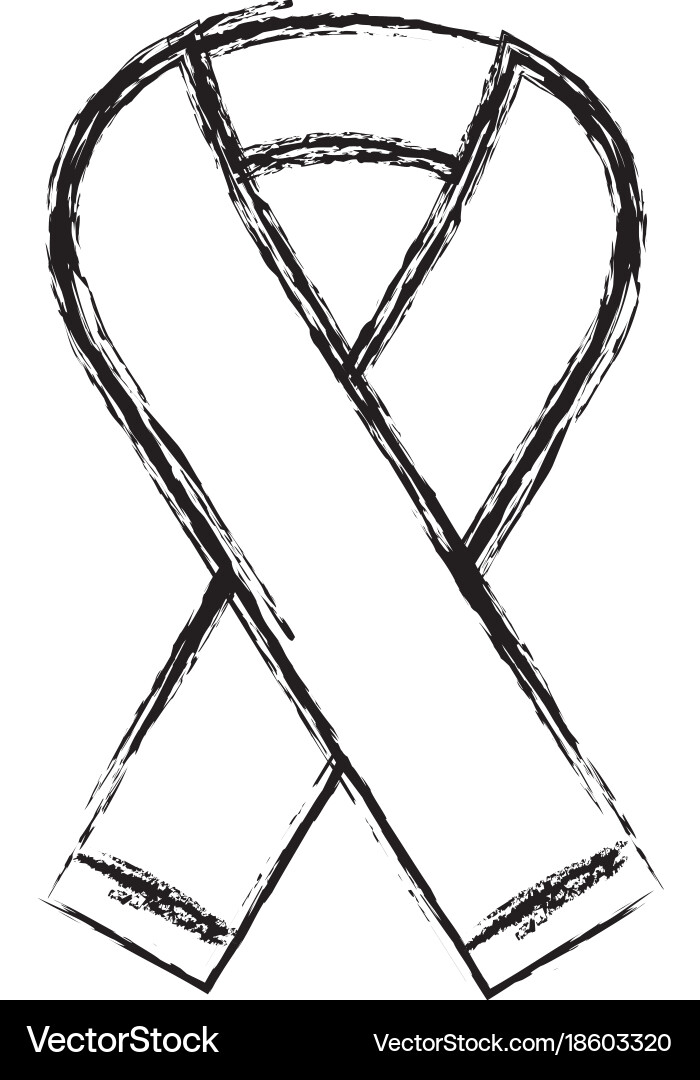 Ribbon campaign isolated icon Royalty Free Vector Image