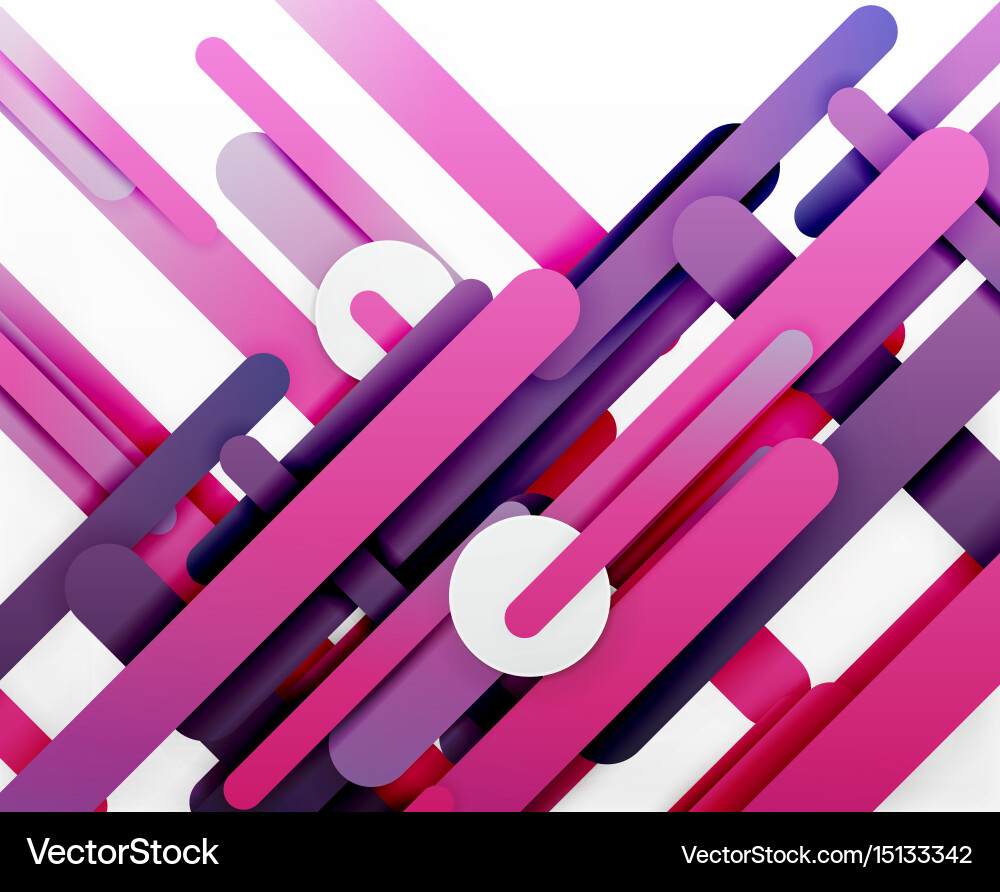 Cut 3d paper color straight lines abstract Royalty Free Vector Image ...
