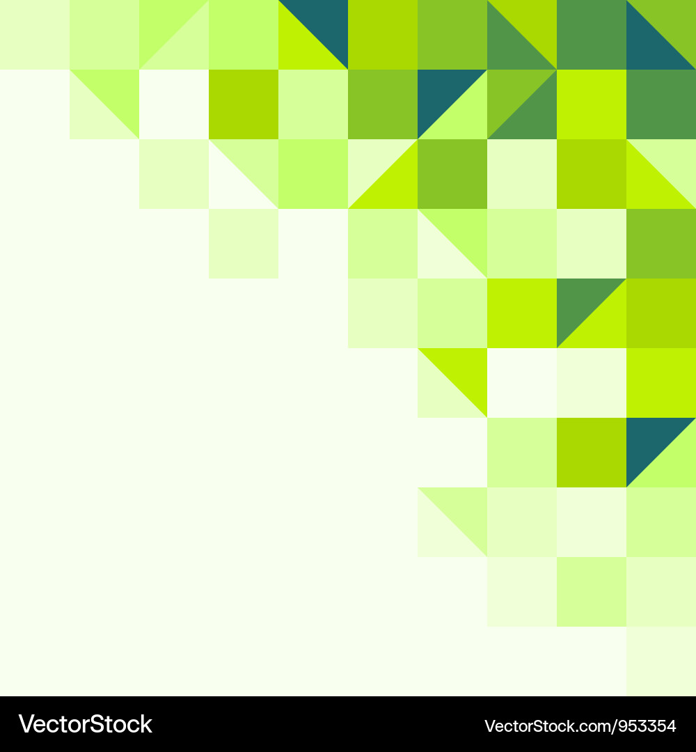 Green geometric background Royalty Free Vector Image