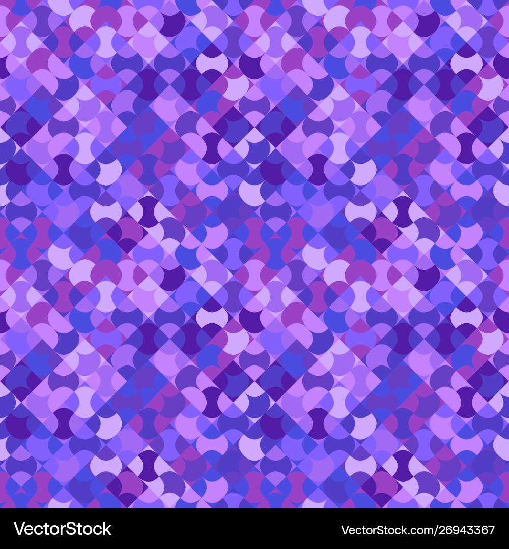 Abstract seamless curved shape pattern background Vector Image