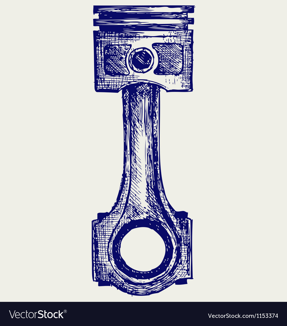 Piston Royalty Free Vector Image - VectorStock