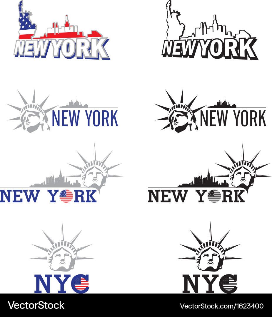 New York symbol Royalty Free Vector Image - VectorStock