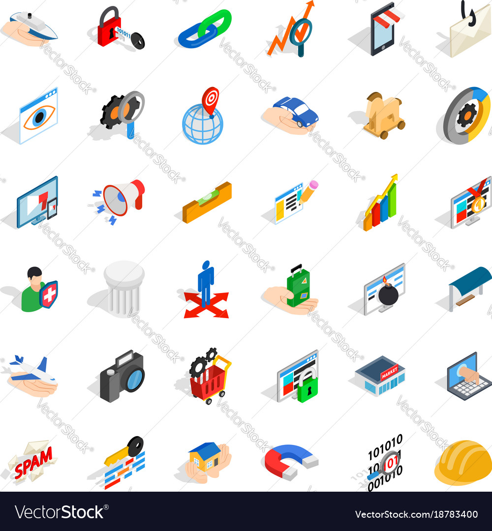 Bomb icons set isometric style Royalty Free Vector Image Bomb icons set isometric style Royalty Free Vector Image
