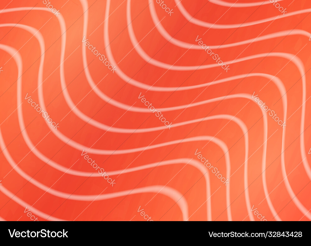 Salmon trout fish meat background texture pattern Vector Image