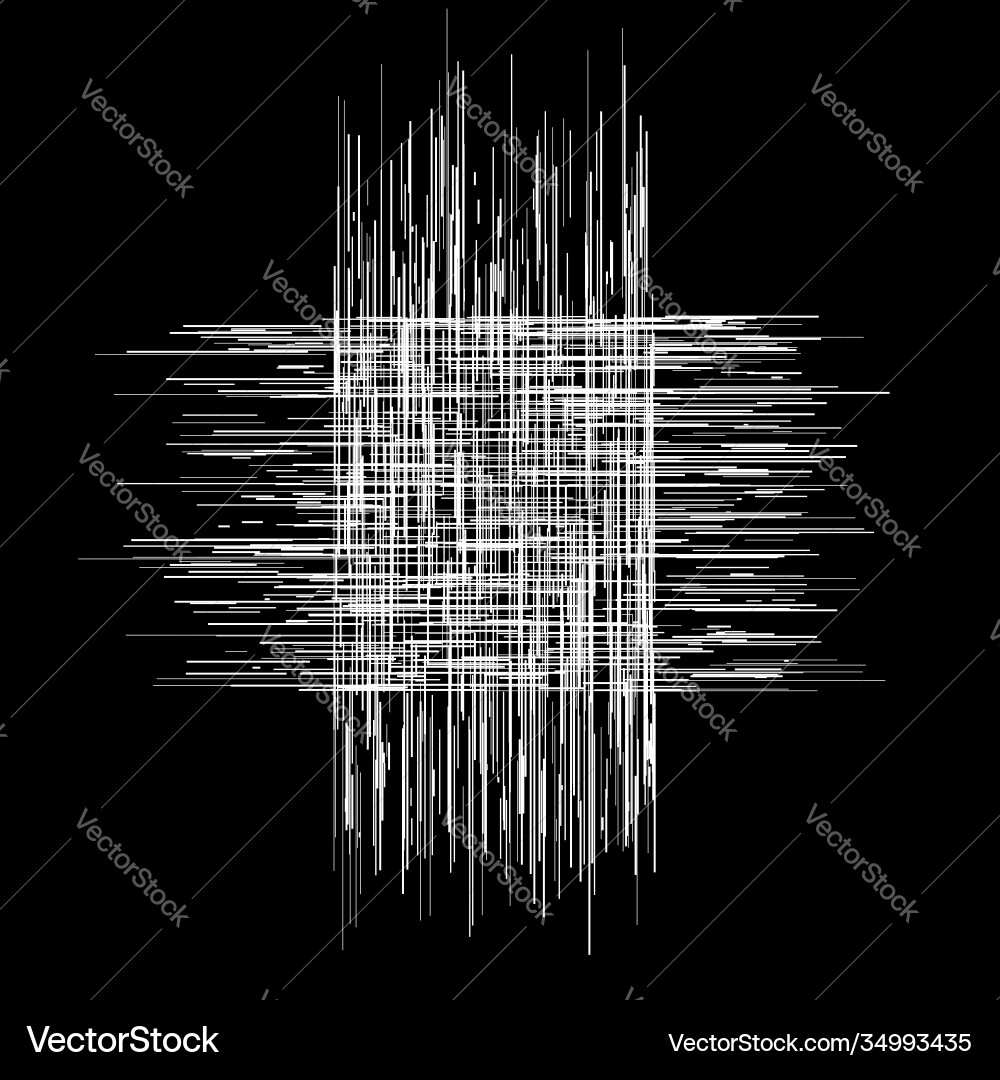 Irregular random lines harsh texture abrasion Vector Image