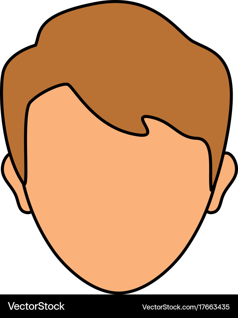 Man head Royalty Free Vector Image - VectorStock