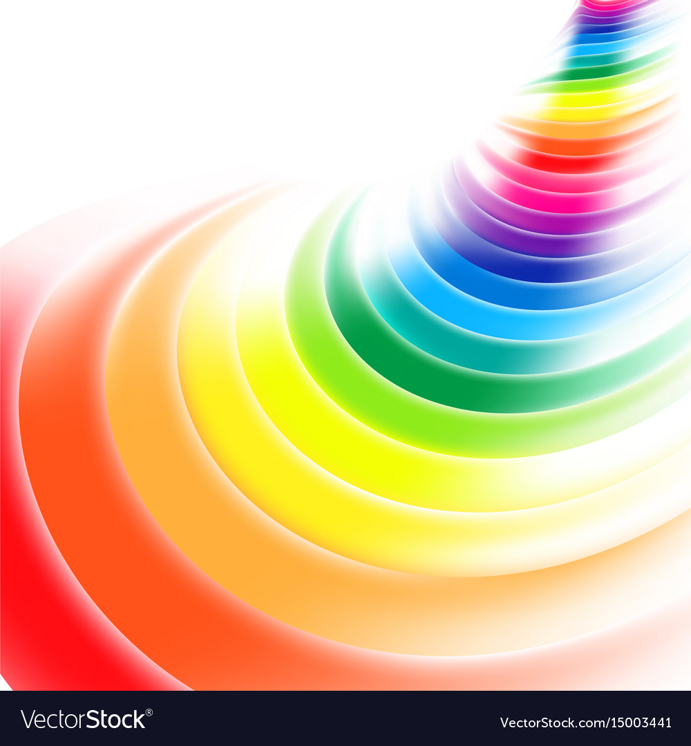 Abstract rainbow gradient mesh multicolored Vector Image