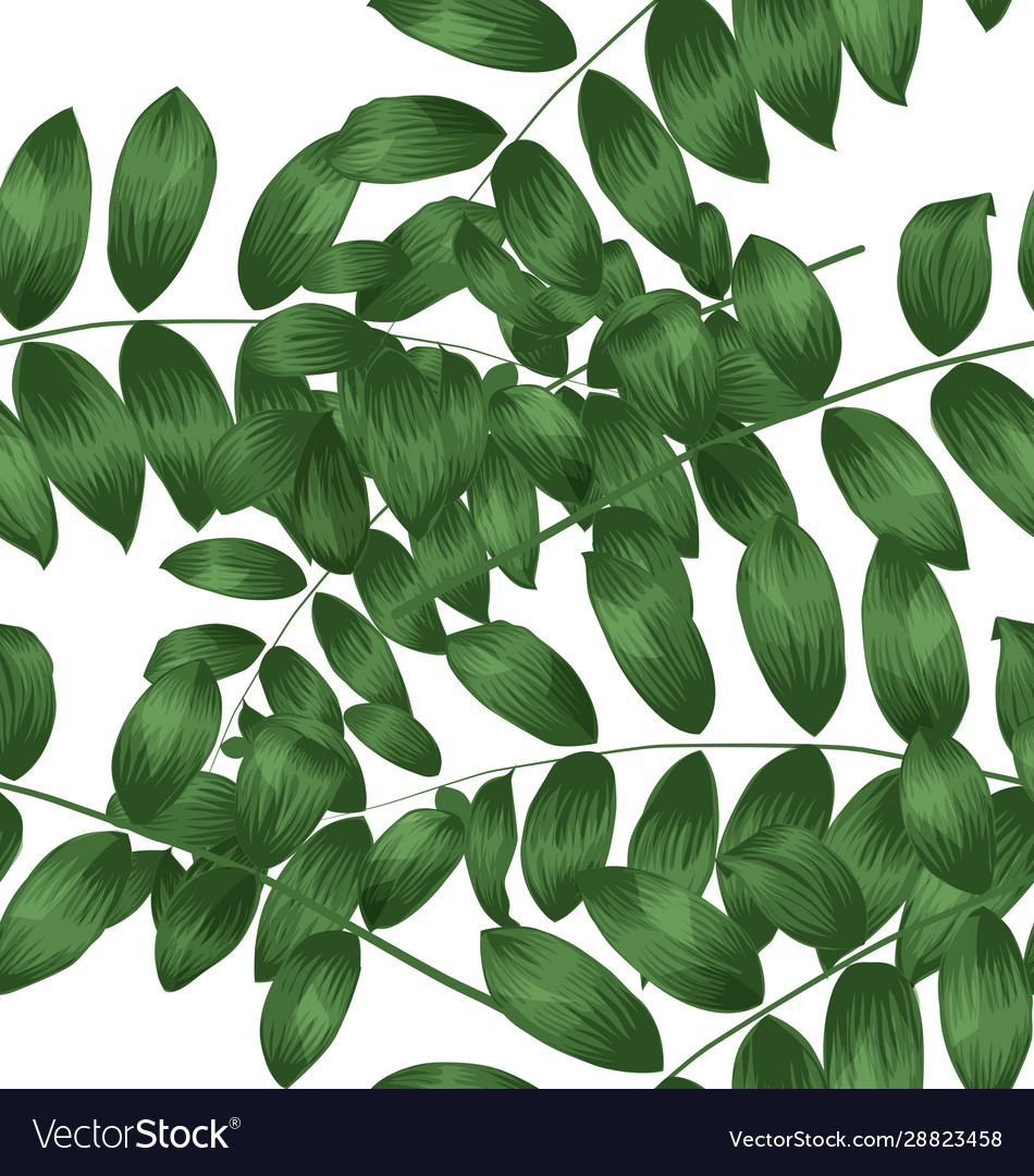 Seamless foliage pattern Royalty Free Vector Image