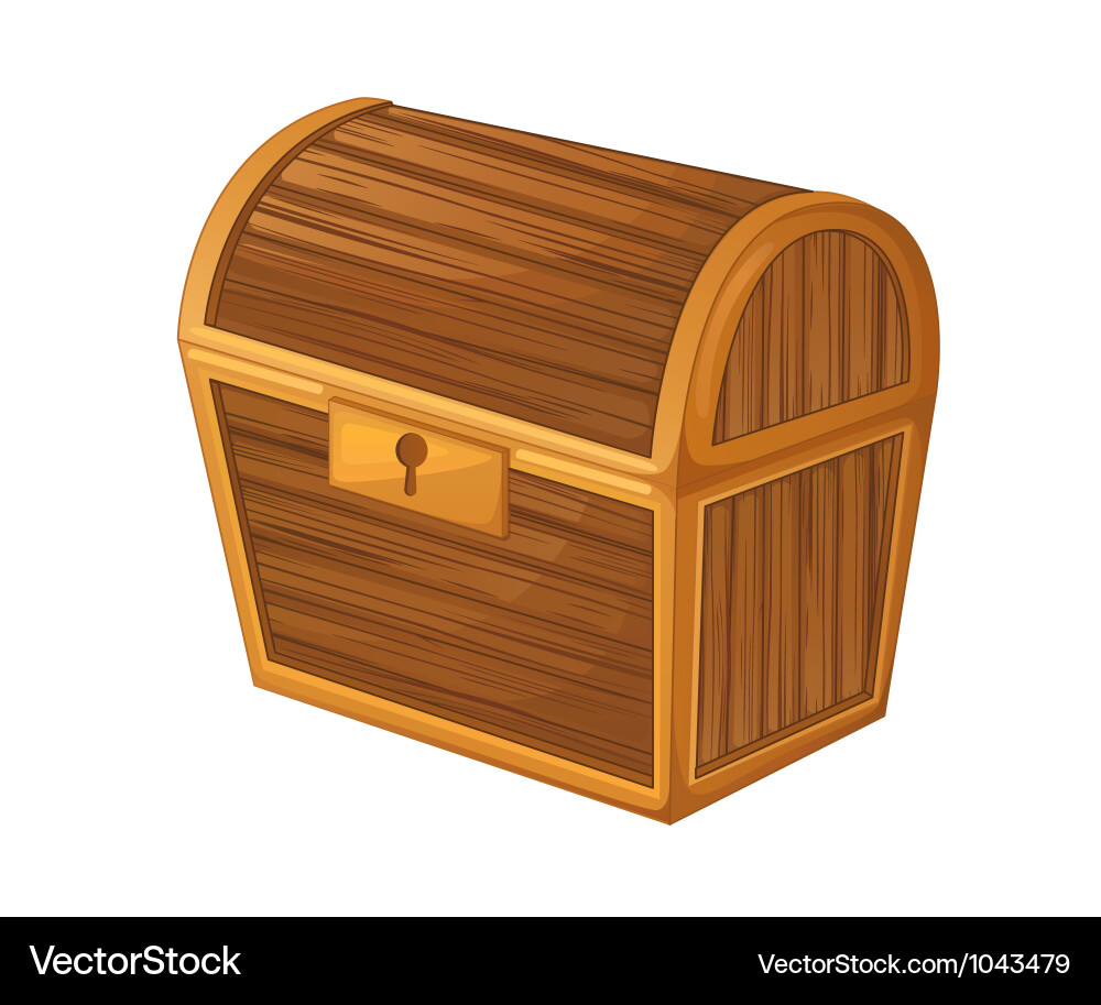 Treasure chest Royalty Free Vector Image - VectorStock