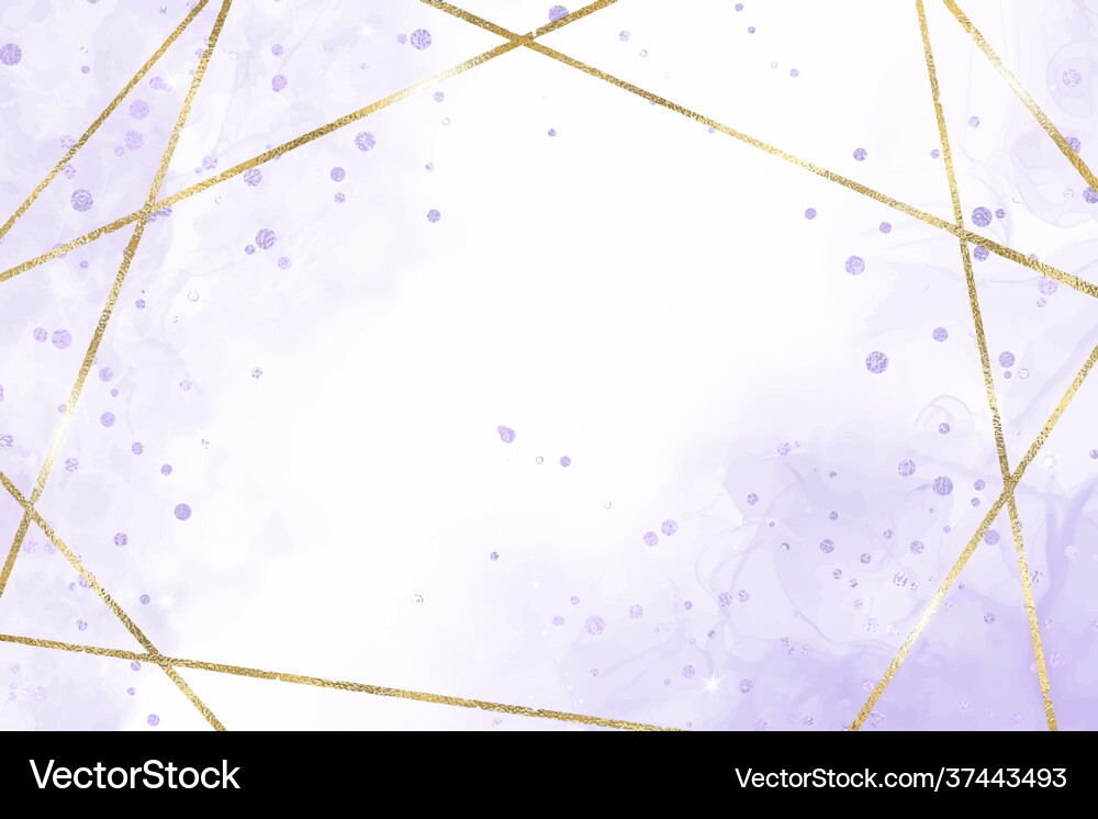 Collection abstract lavander liquid watercolor Vector Image