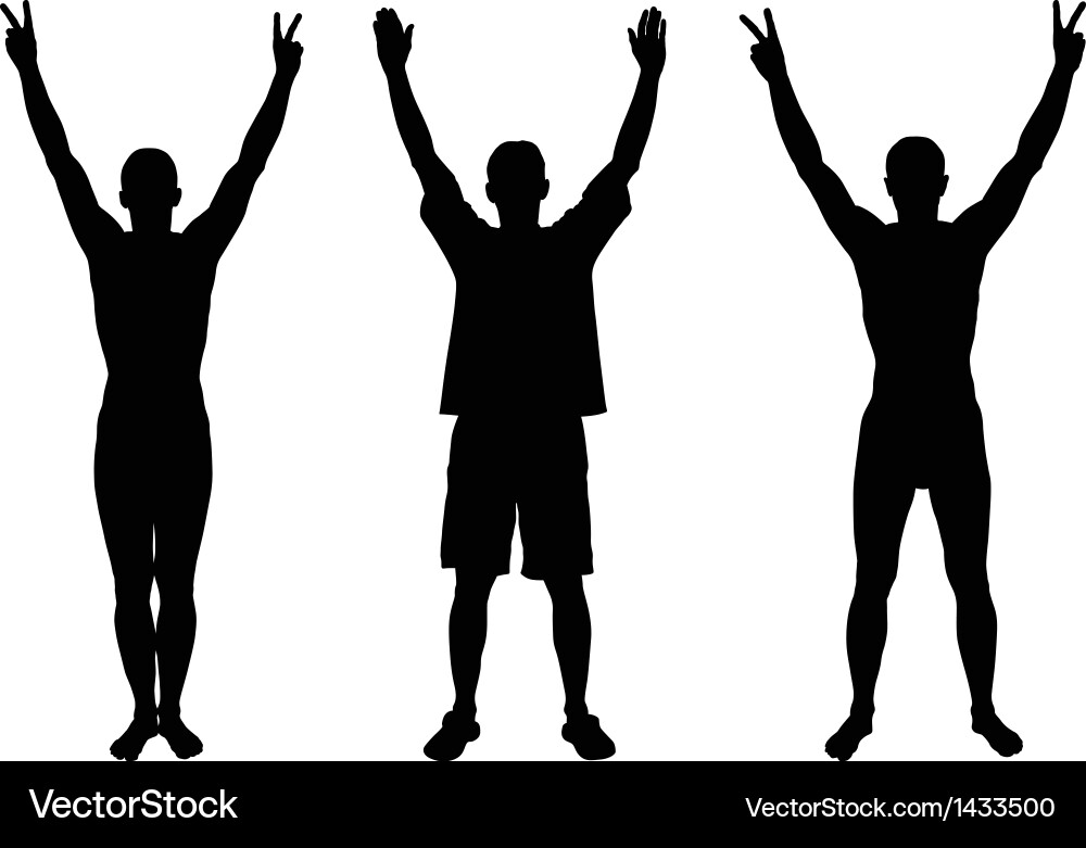 Hands up Royalty Free Vector Image - VectorStock