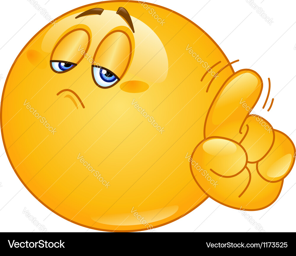 No emoticon Royalty Free Vector Image - VectorStock